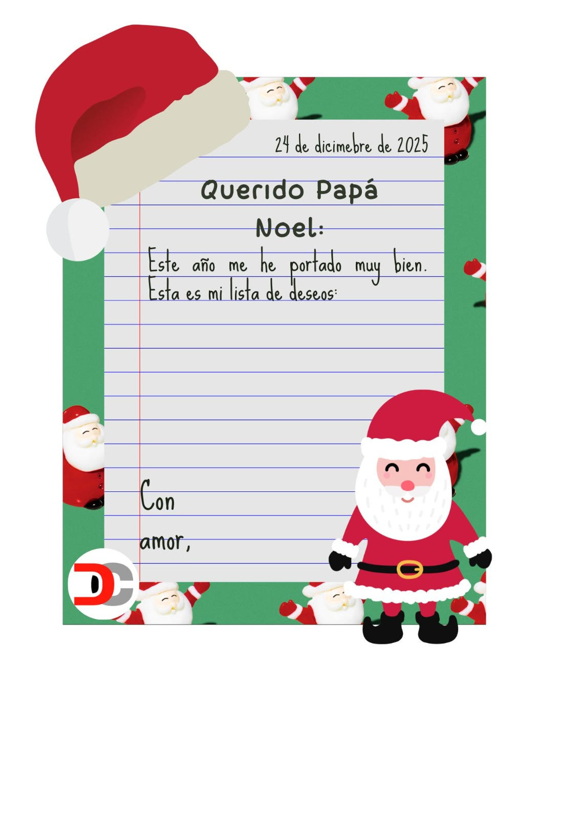 Recortá esta Carta para Papá Noel del diario impreso y participá de un ...
